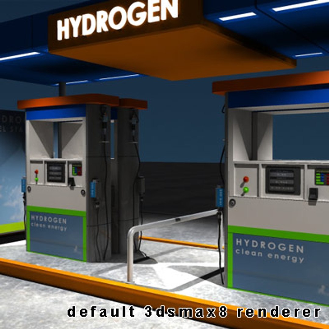 Station Hydrogen 3d Model