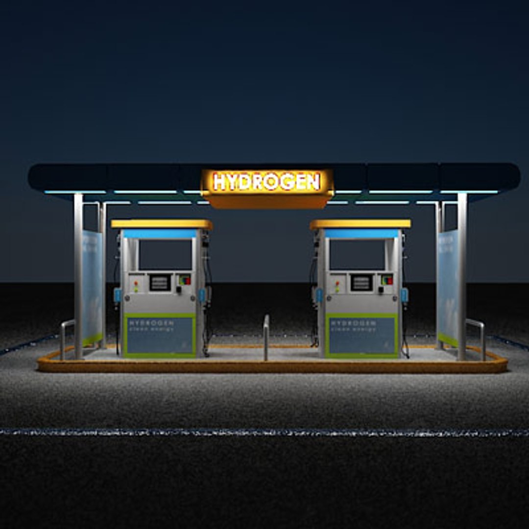 Station Hydrogen 3d Model