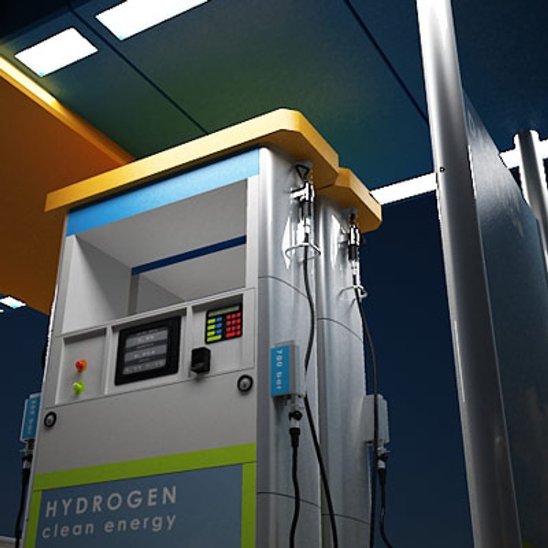 Station Hydrogen 3d Model