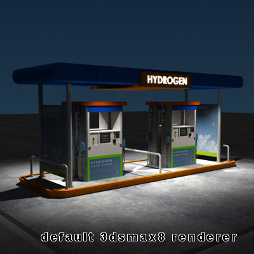 Station Hydrogen 3d Model