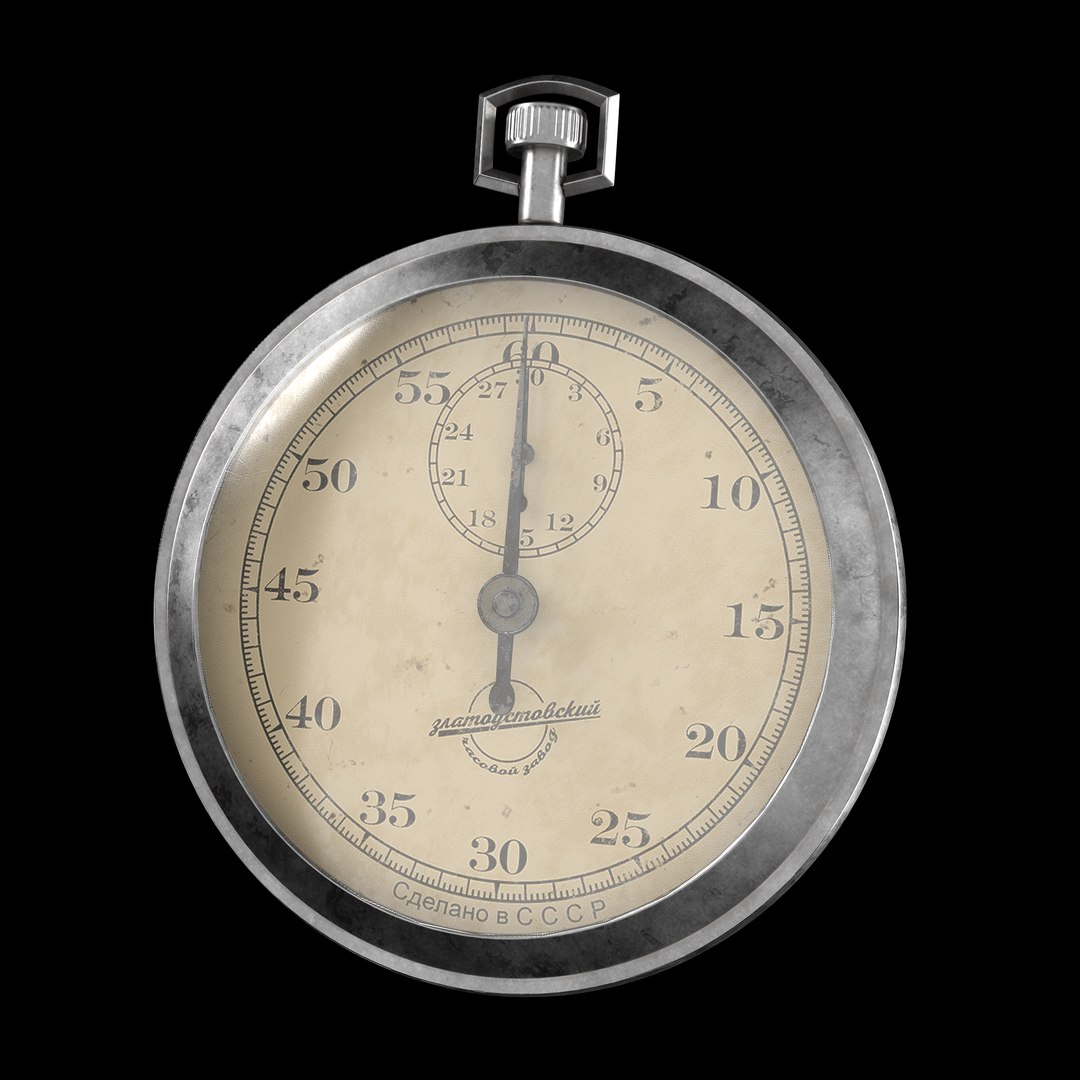 3D realistic stopwatch model - TurboSquid 1537626