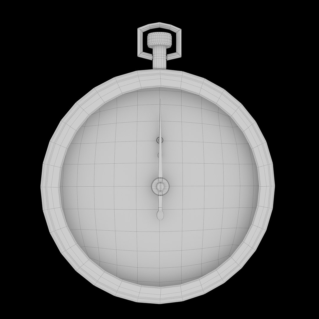 3D realistic stopwatch model - TurboSquid 1537626