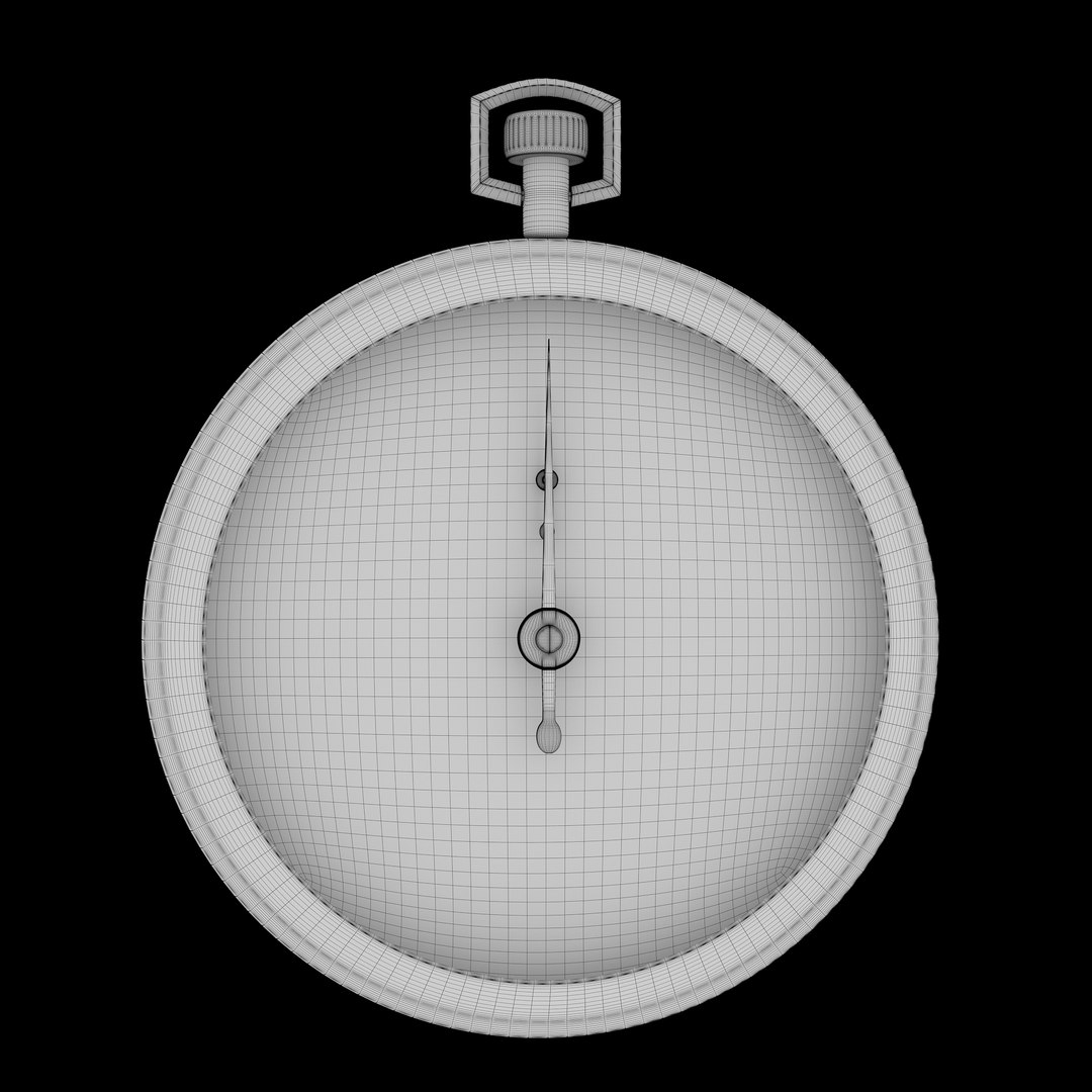 3D realistic stopwatch model - TurboSquid 1537626
