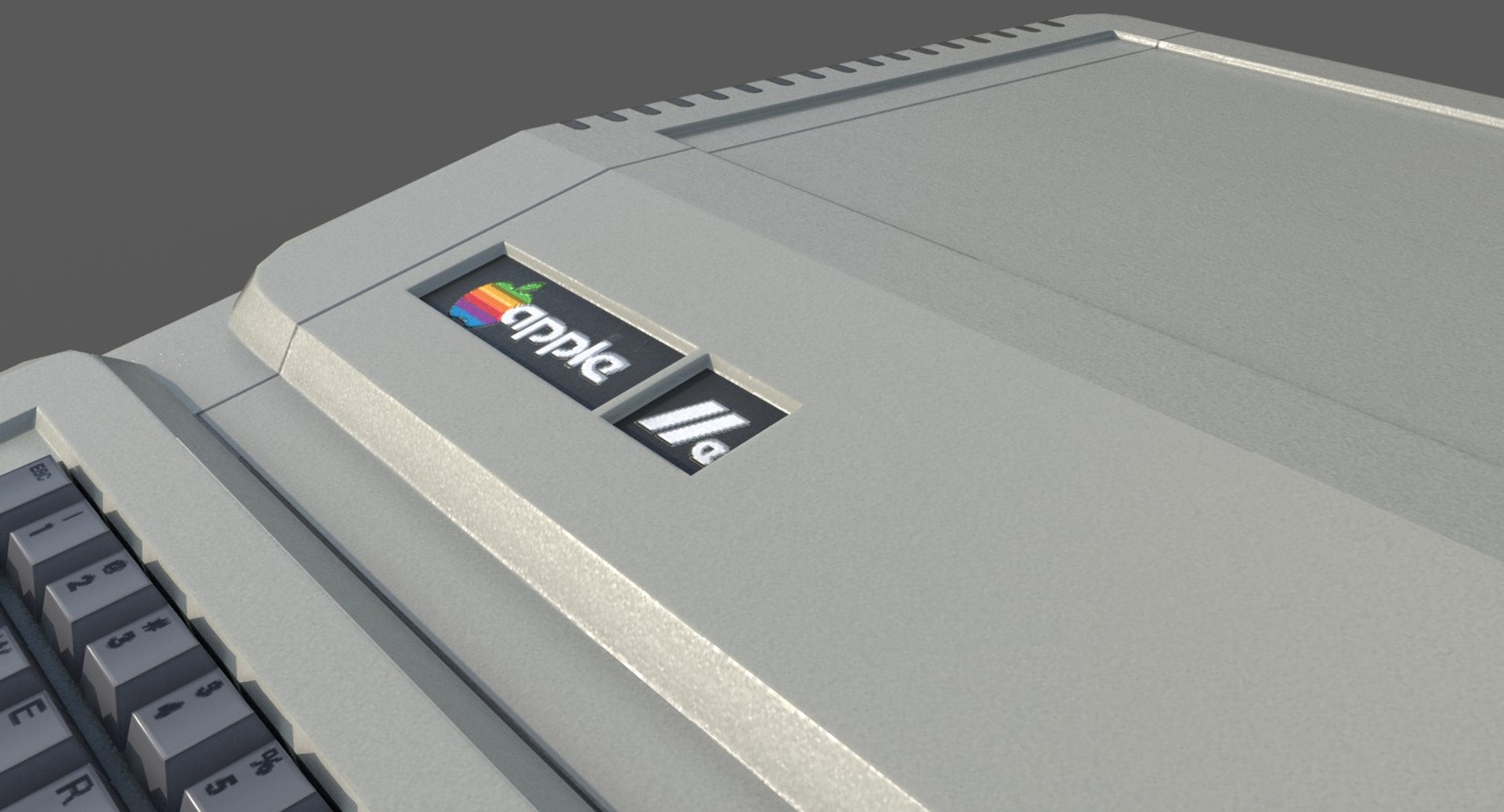 3D Apple 2E Computer Model - TurboSquid 2290039