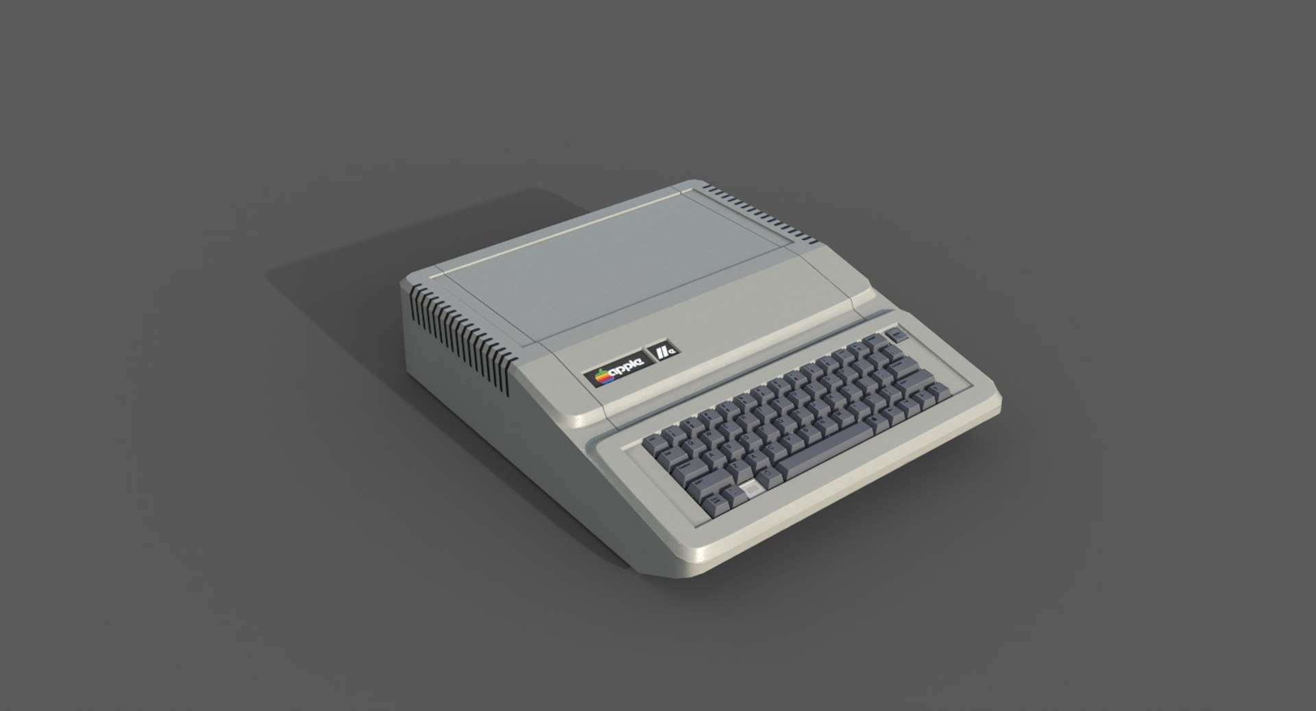 3D Apple 2E Computer Model - TurboSquid 2290039