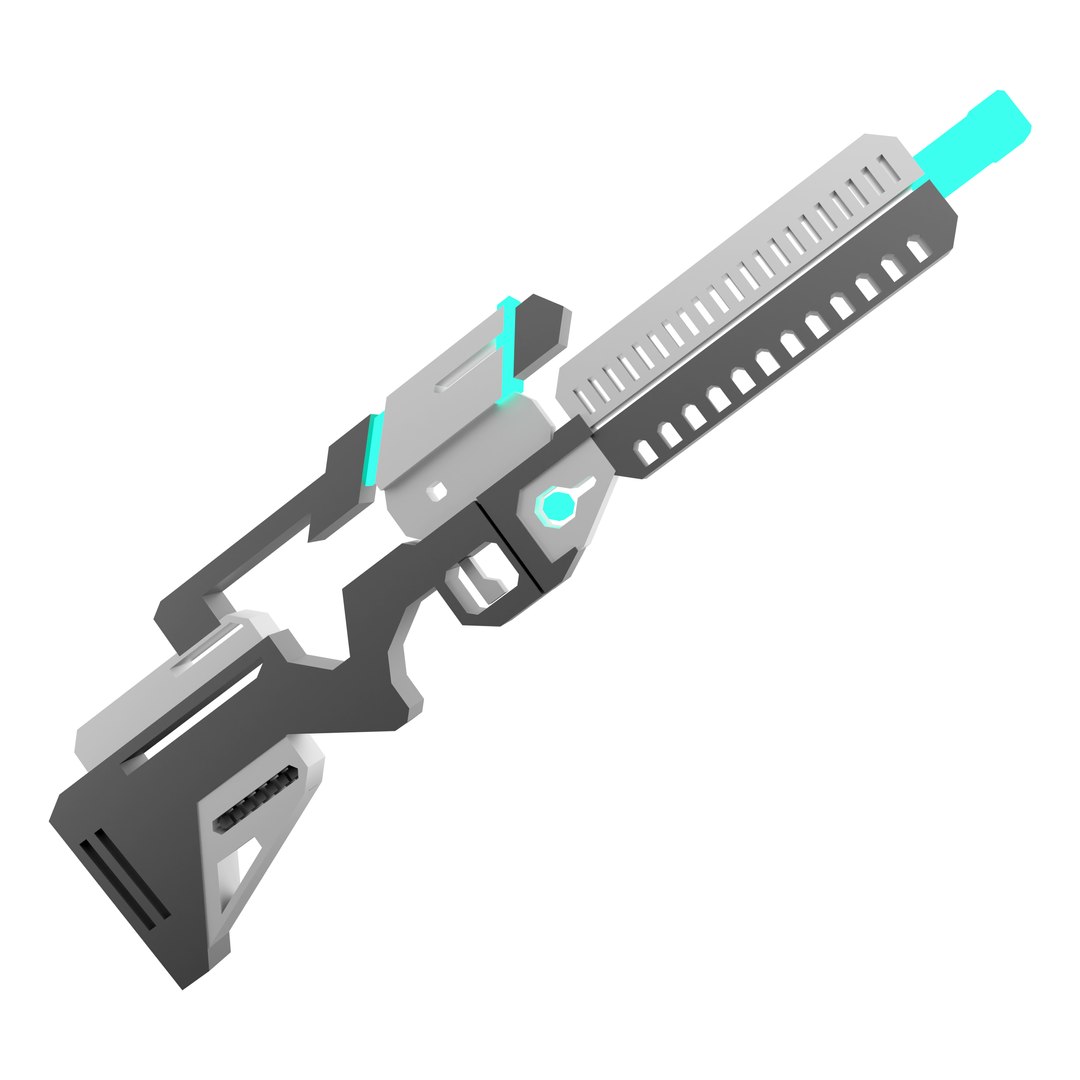 3D 3d Cartoon Retro Space Blaster Icon - TurboSquid 2046473