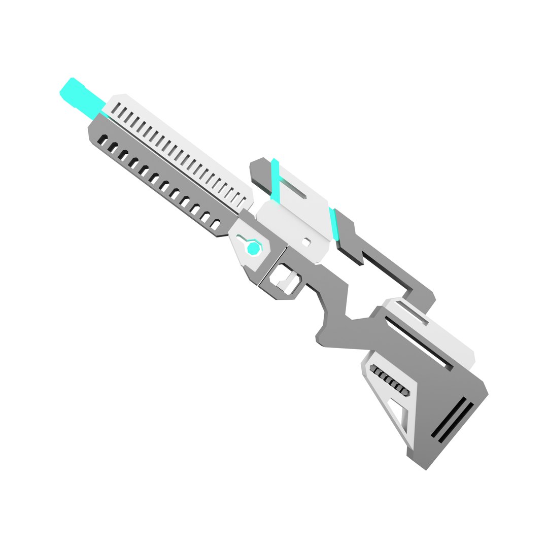 3D 3d Cartoon Retro Space Blaster Icon - TurboSquid 2046473