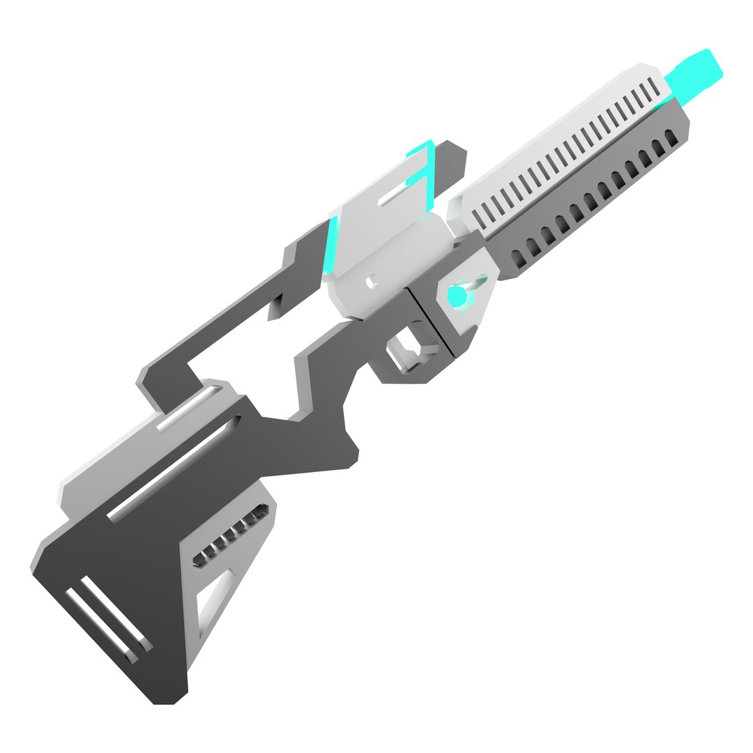 3D 3d Cartoon Retro Space Blaster Icon - TurboSquid 2046473