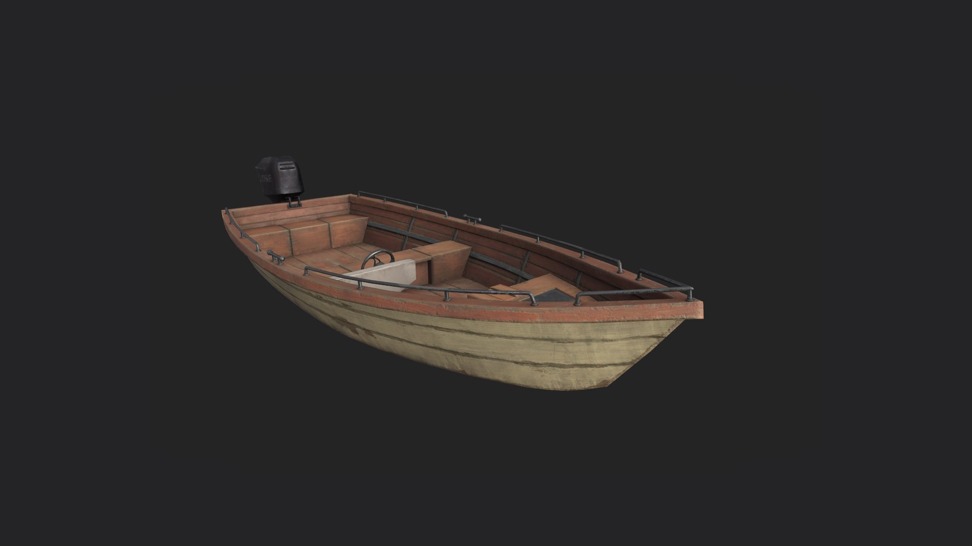 3D PowerBoat 3D Model 001 Model - TurboSquid 2261696