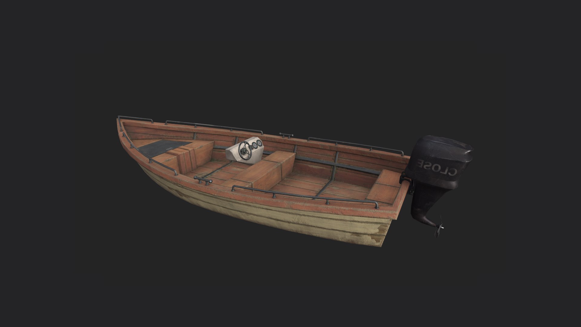 3D PowerBoat 3D Model 001 Model - TurboSquid 2261696