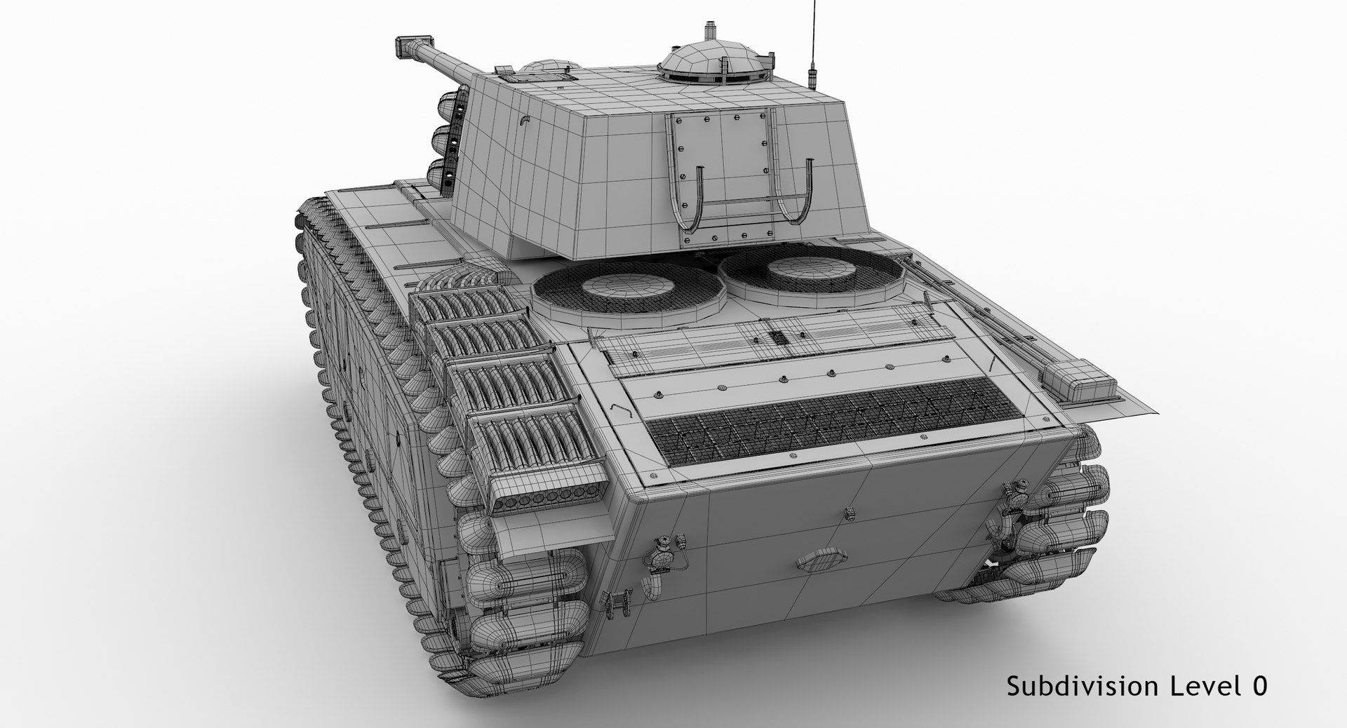 French arl 44 tank model - TurboSquid 1319658