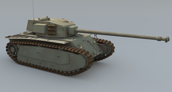 French arl 44 tank model - TurboSquid 1319658