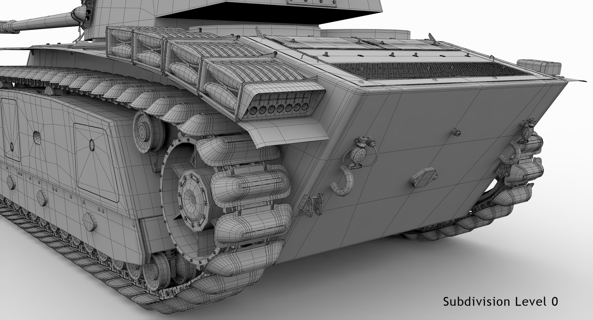 French arl 44 tank model - TurboSquid 1319658