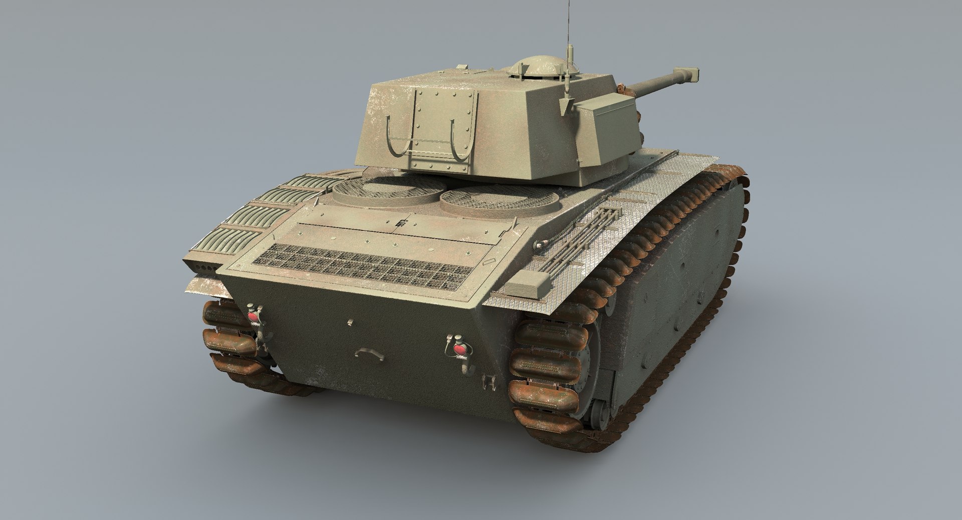 French Arl 44 Tank Model - TurboSquid 1319658