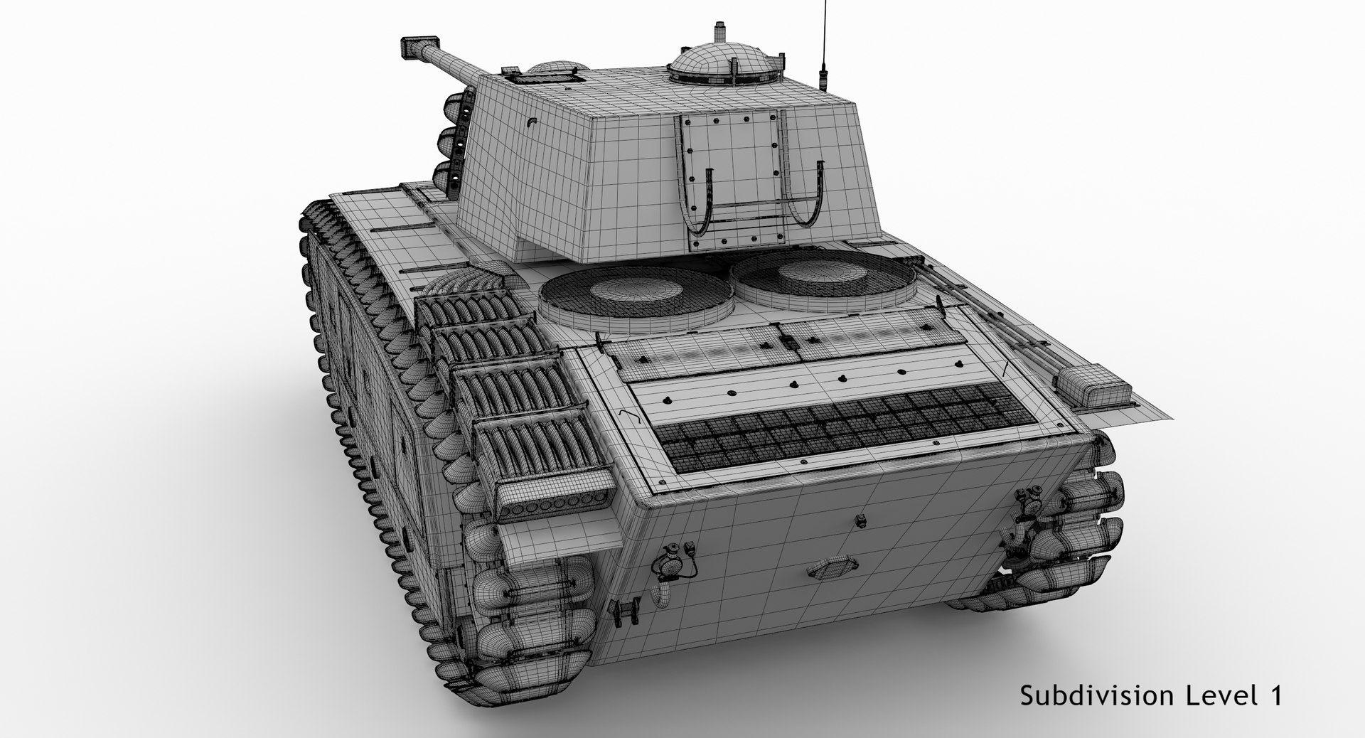 French arl 44 tank model - TurboSquid 1319658