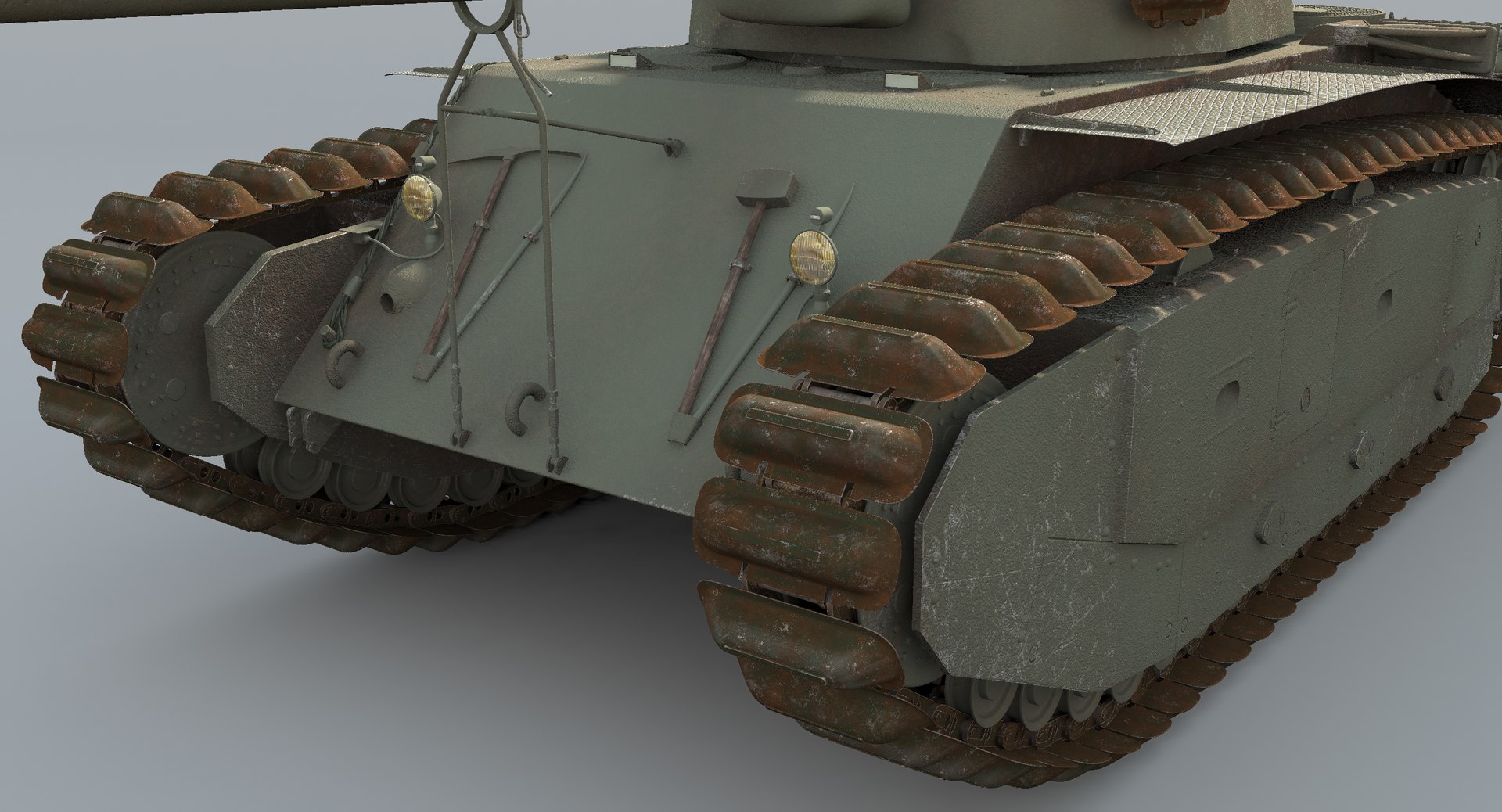 French Arl 44 Tank Model - TurboSquid 1319658