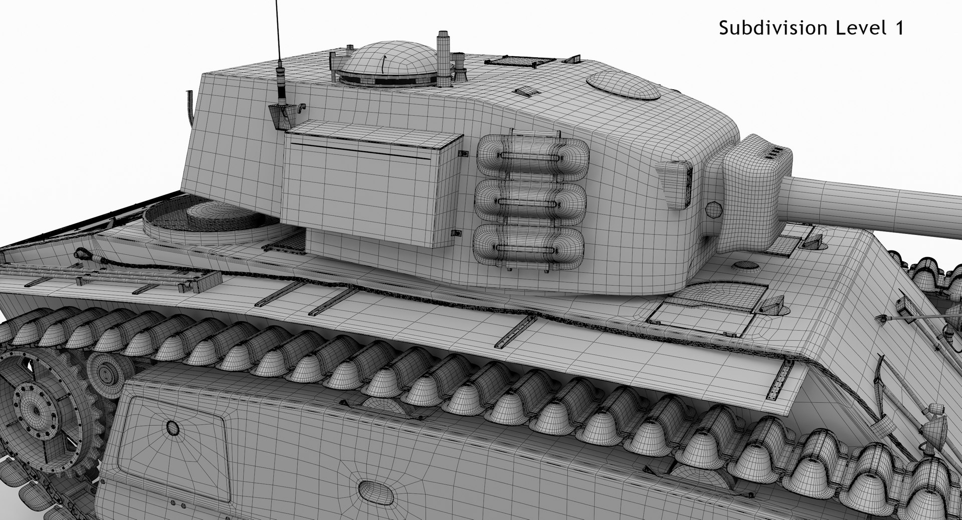 French arl 44 tank model - TurboSquid 1319658