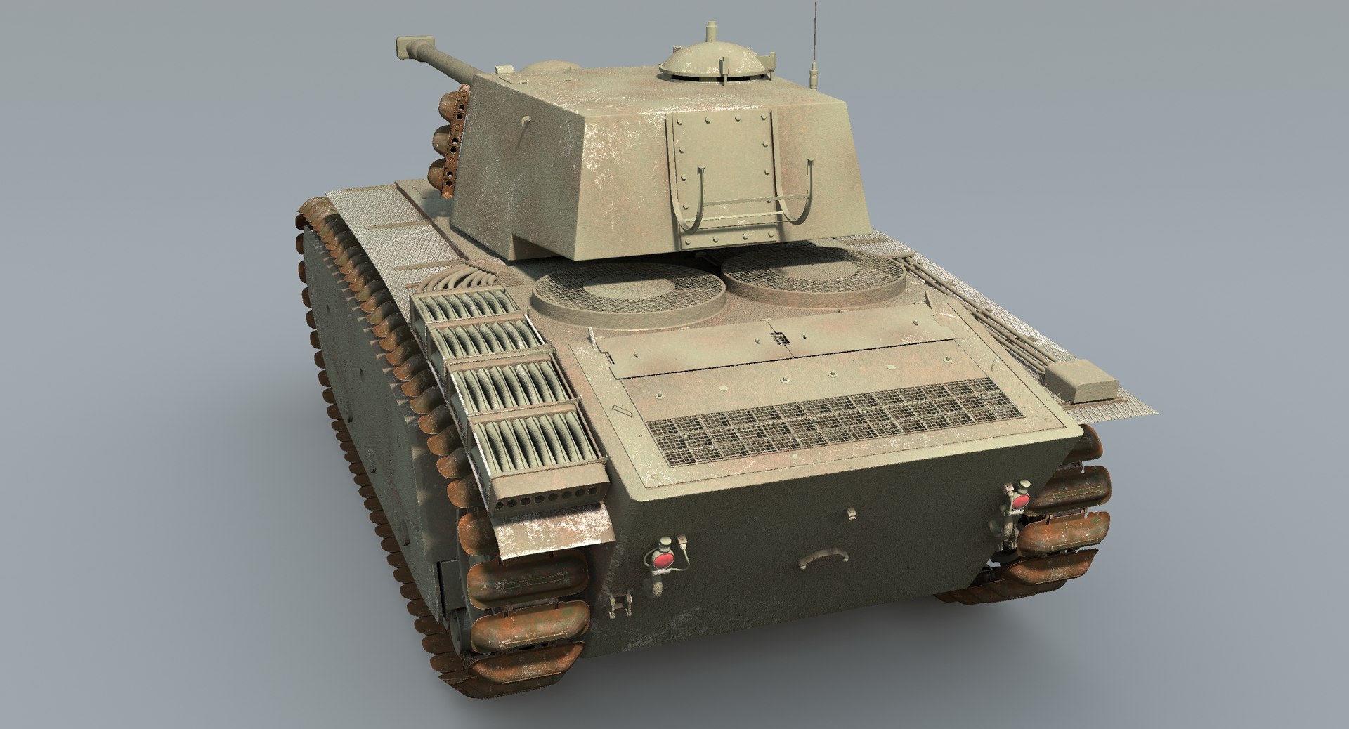 French Arl 44 Tank Model - TurboSquid 1319658