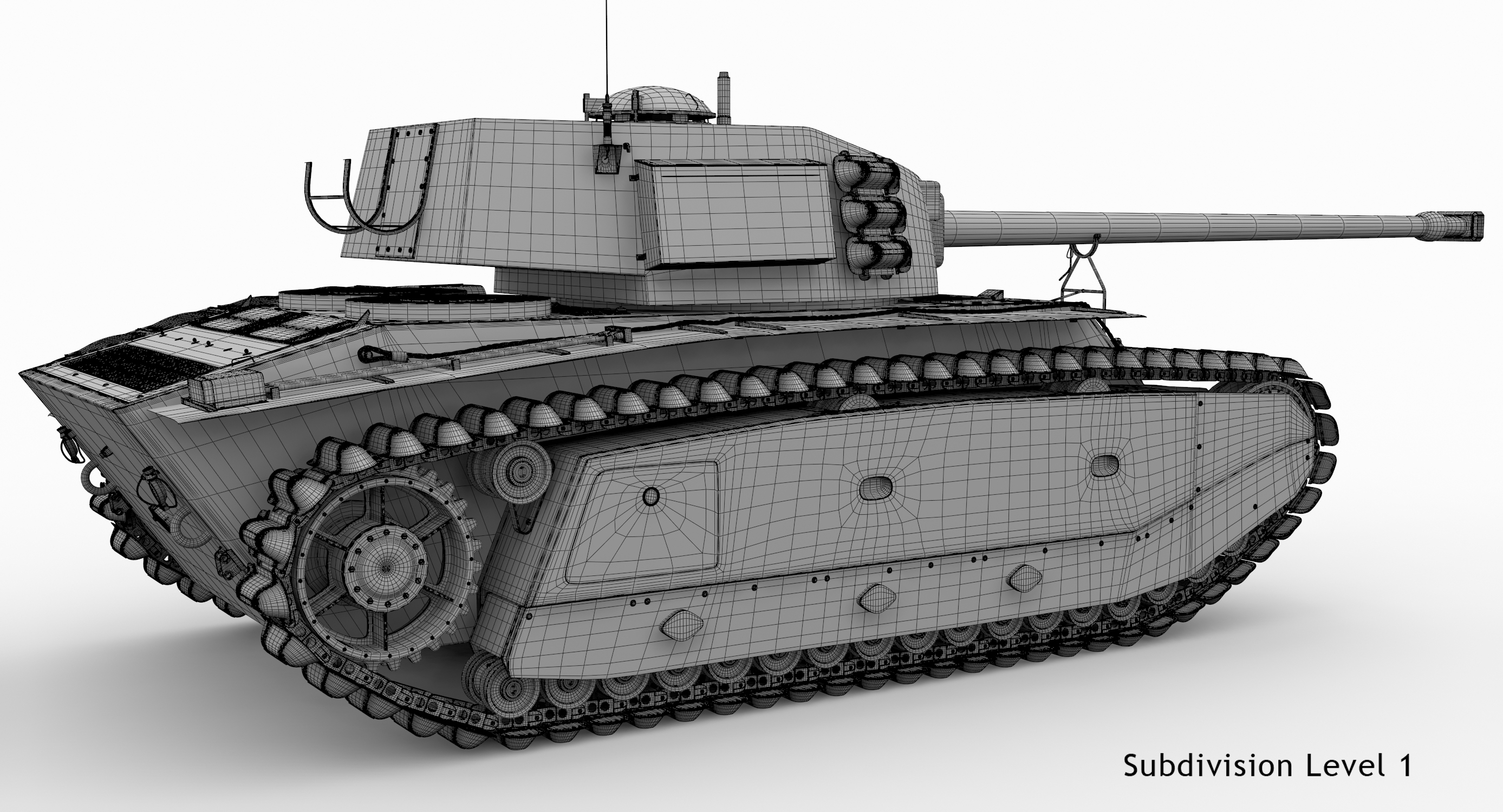 French arl 44 tank model - TurboSquid 1319658