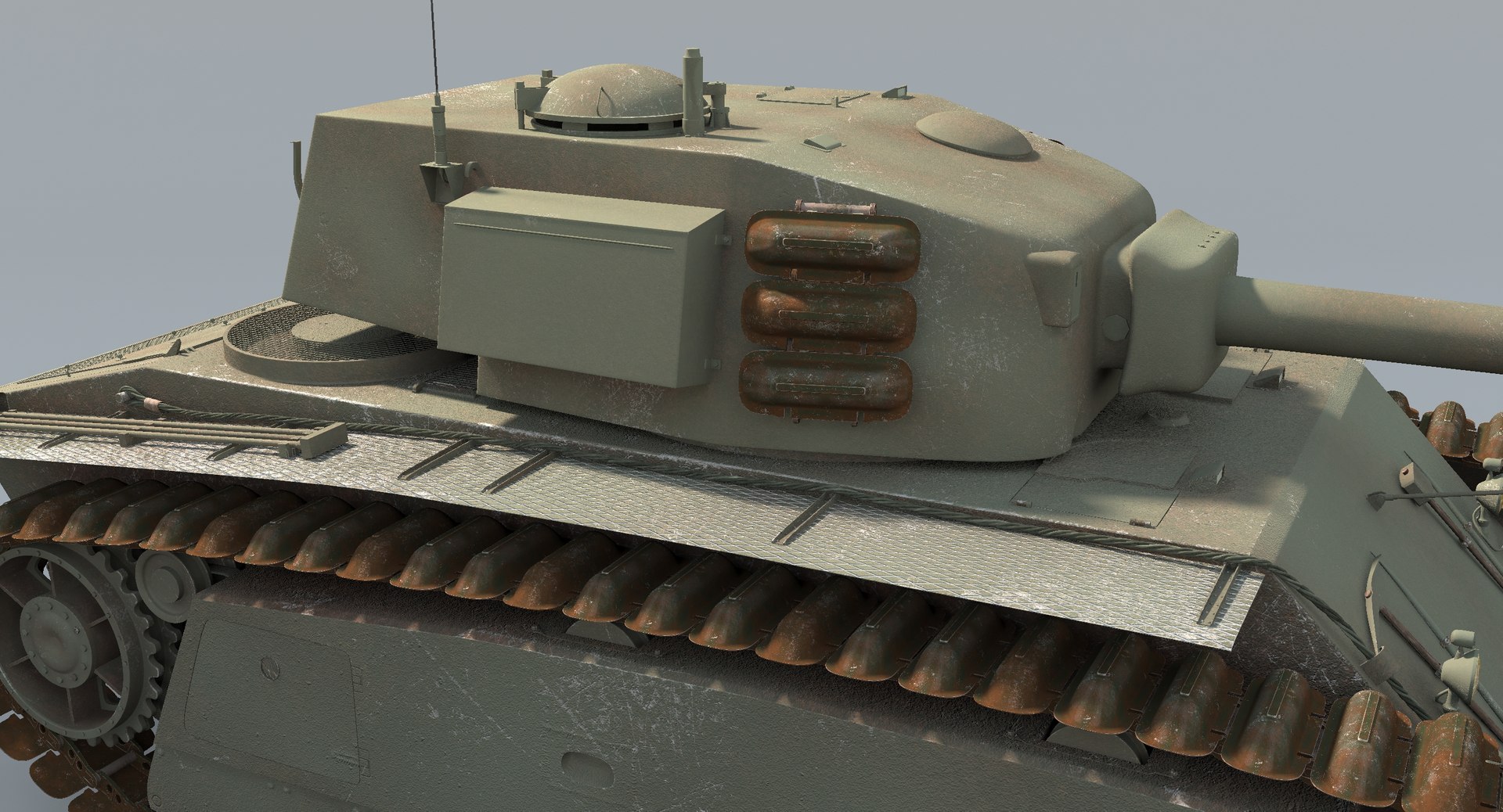 French Arl 44 Tank Model - TurboSquid 1319658