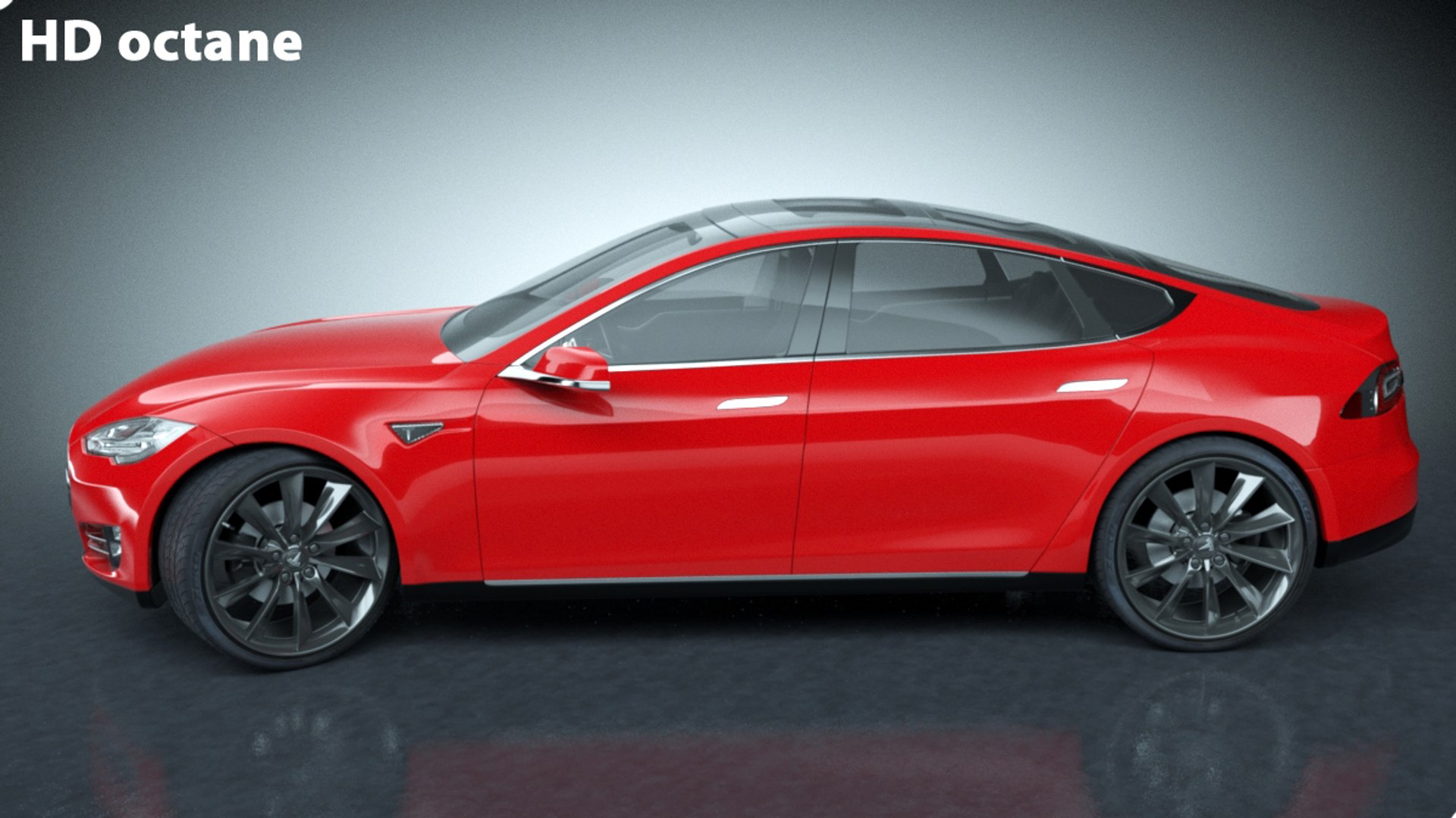 3d 2013 tesla s modeled