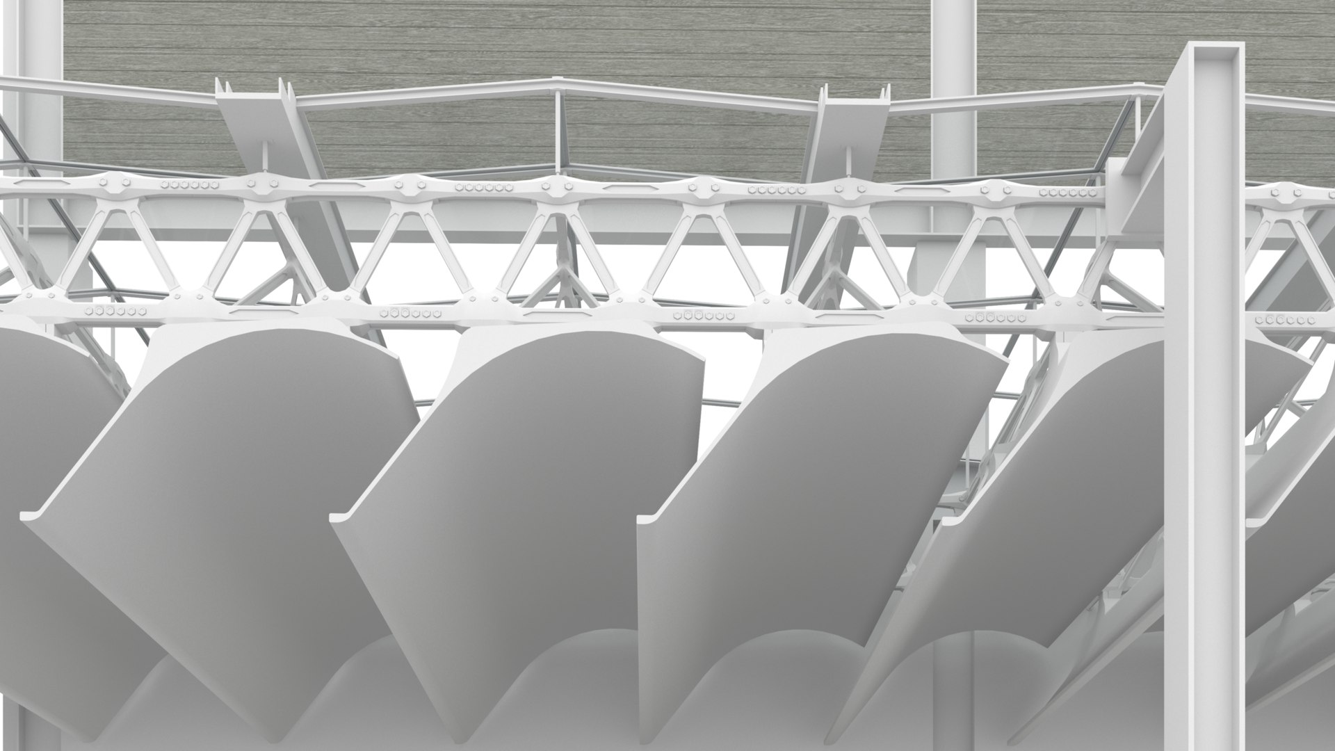 Menil Collection Exterior Structure Model - TurboSquid 1857376