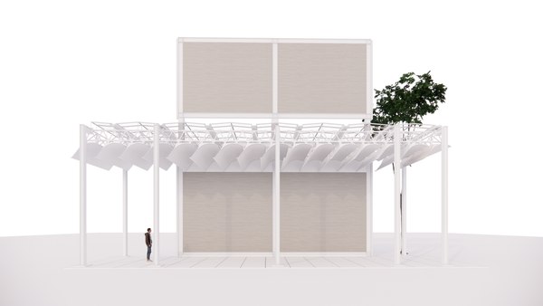 Menil Collection Exterior structure model - TurboSquid 1857376
