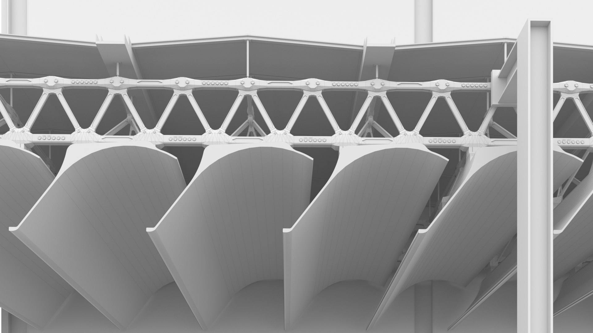 Menil Collection Exterior Structure Model - TurboSquid 1857376