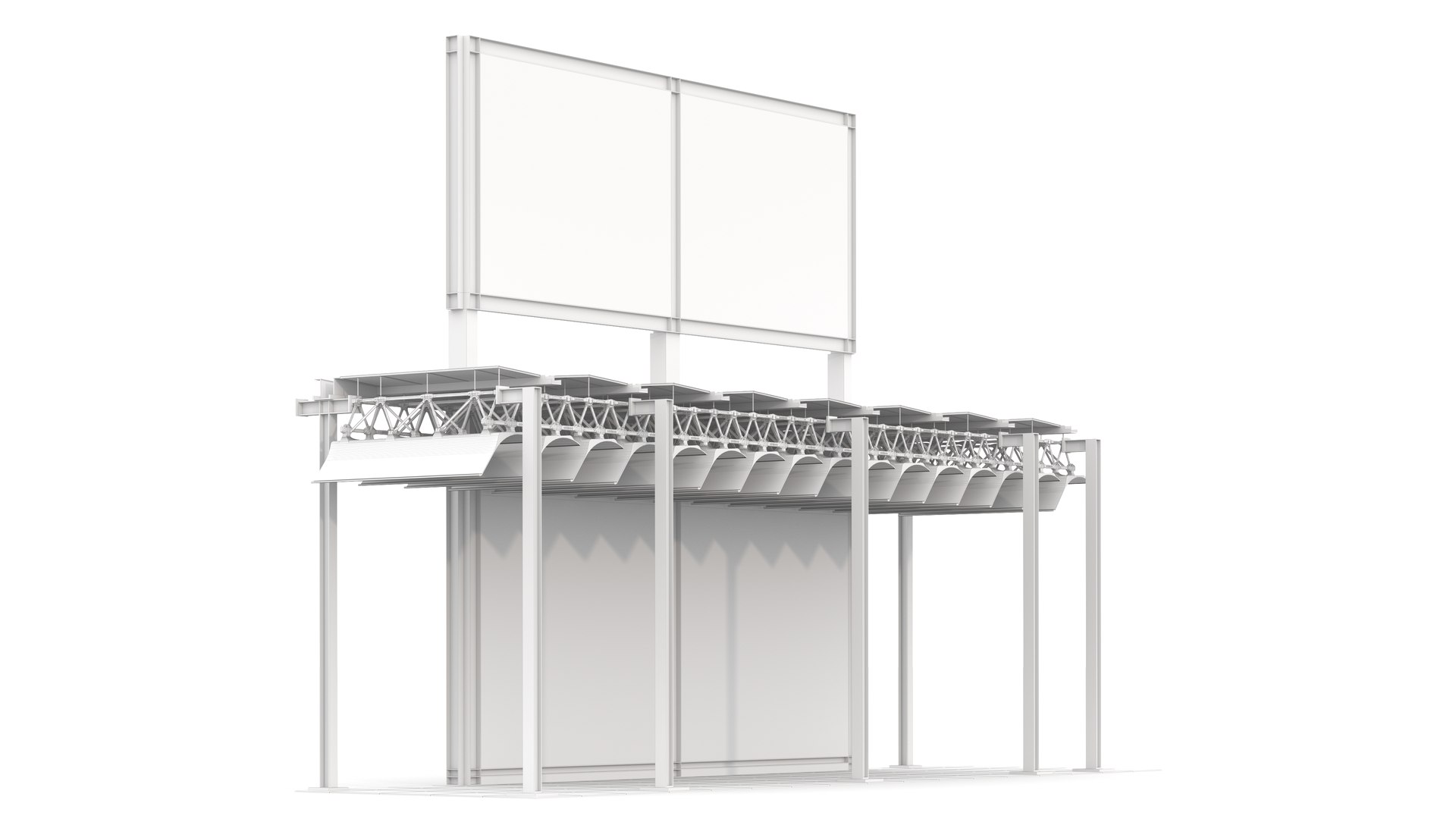 Menil Collection Exterior Structure Model - TurboSquid 1857376