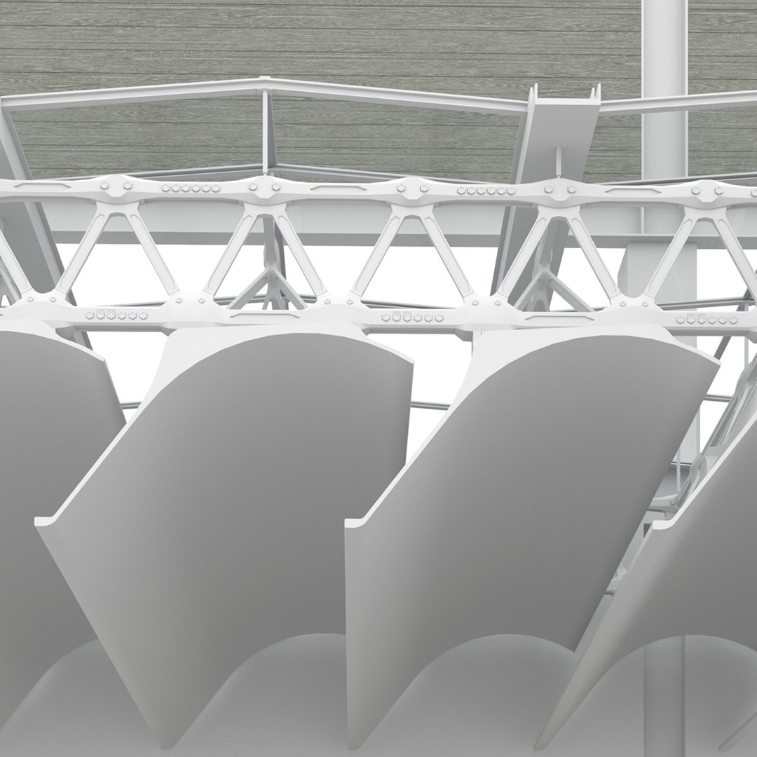 Menil Collection Exterior Structure Model - TurboSquid 1857376