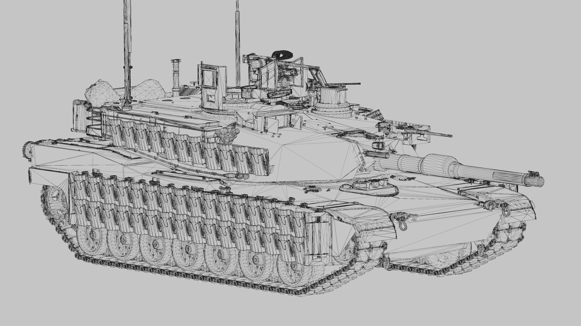 M1A2 Abrams Main Battle Tank Model - TurboSquid 2332243