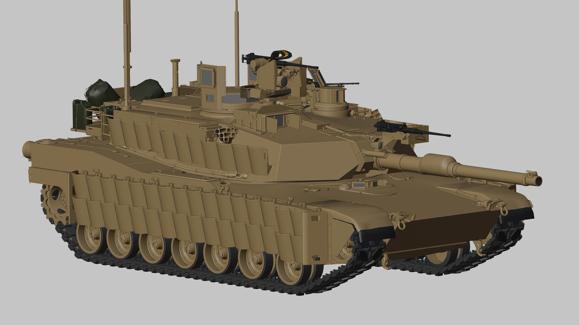 M1A2 Abrams Main Battle Tank Model - TurboSquid 2332243
