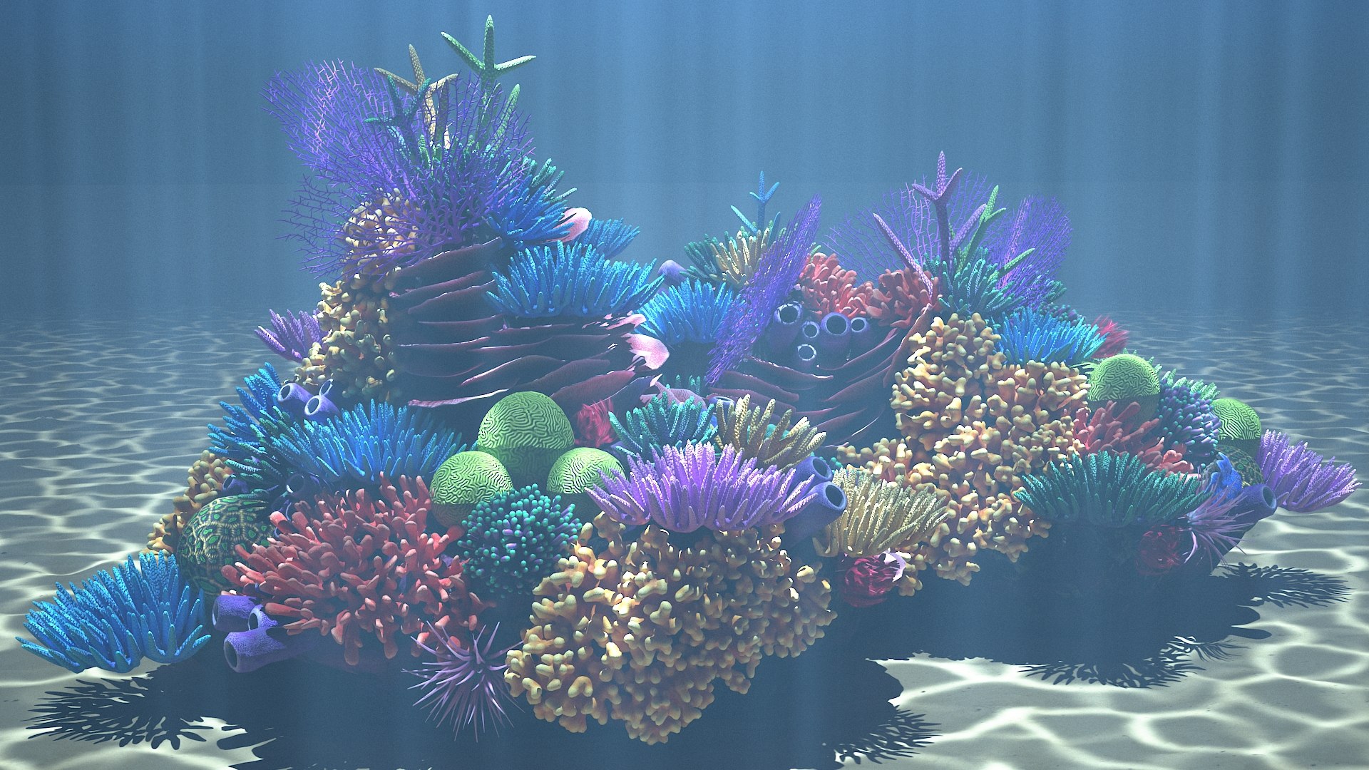 Coral reef 03 3D - TurboSquid 1487117