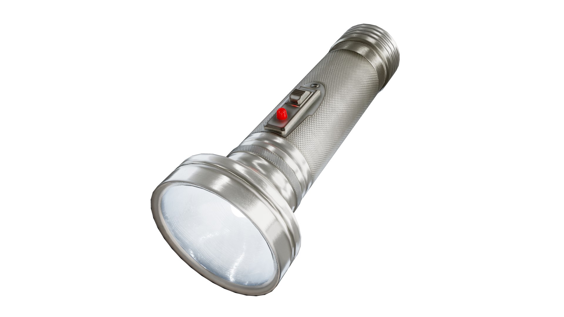 3D Vintage Retro Steel Flashlight Da1 - TurboSquid 2208178