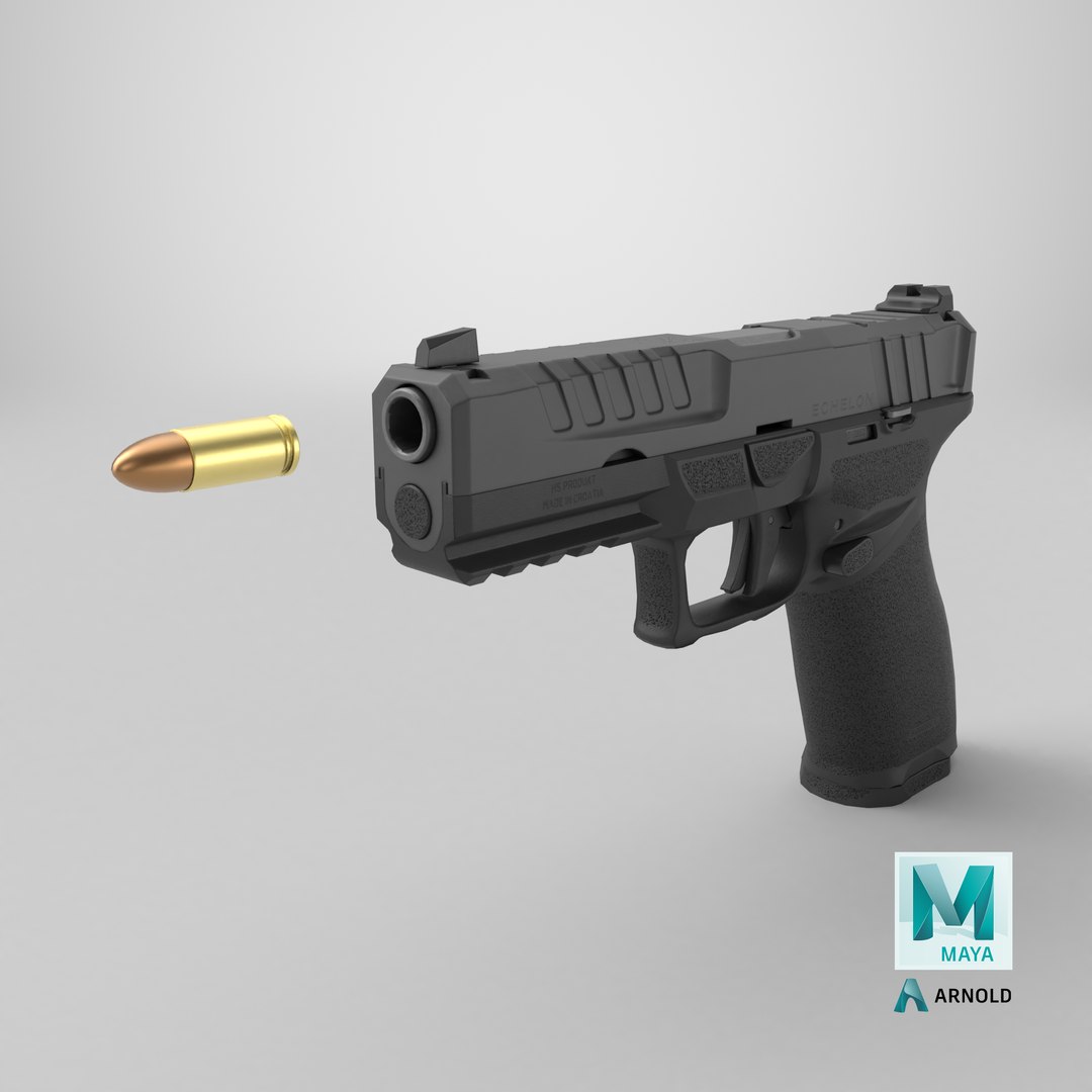 3D Springfield Armory - Echelon Handgun Model - TurboSquid 2251759