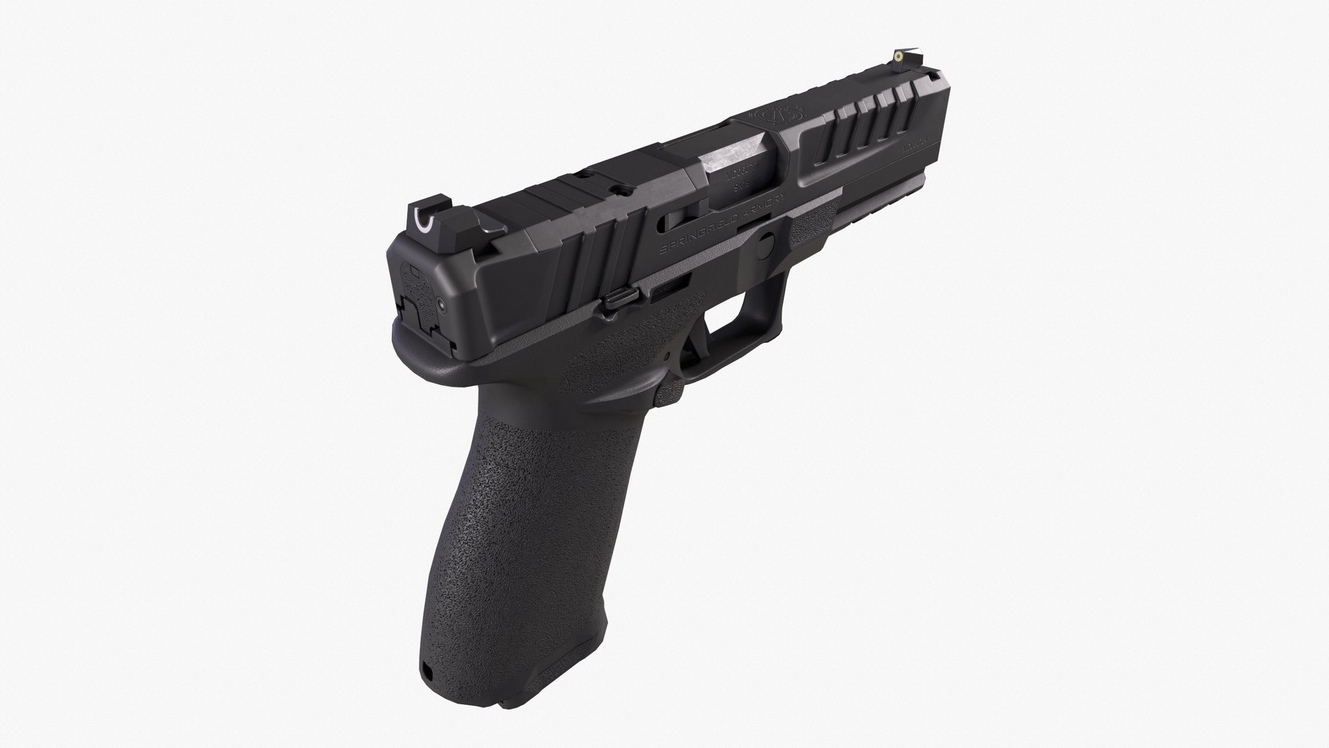 3D Springfield Armory - Echelon Handgun Model - TurboSquid 2251759