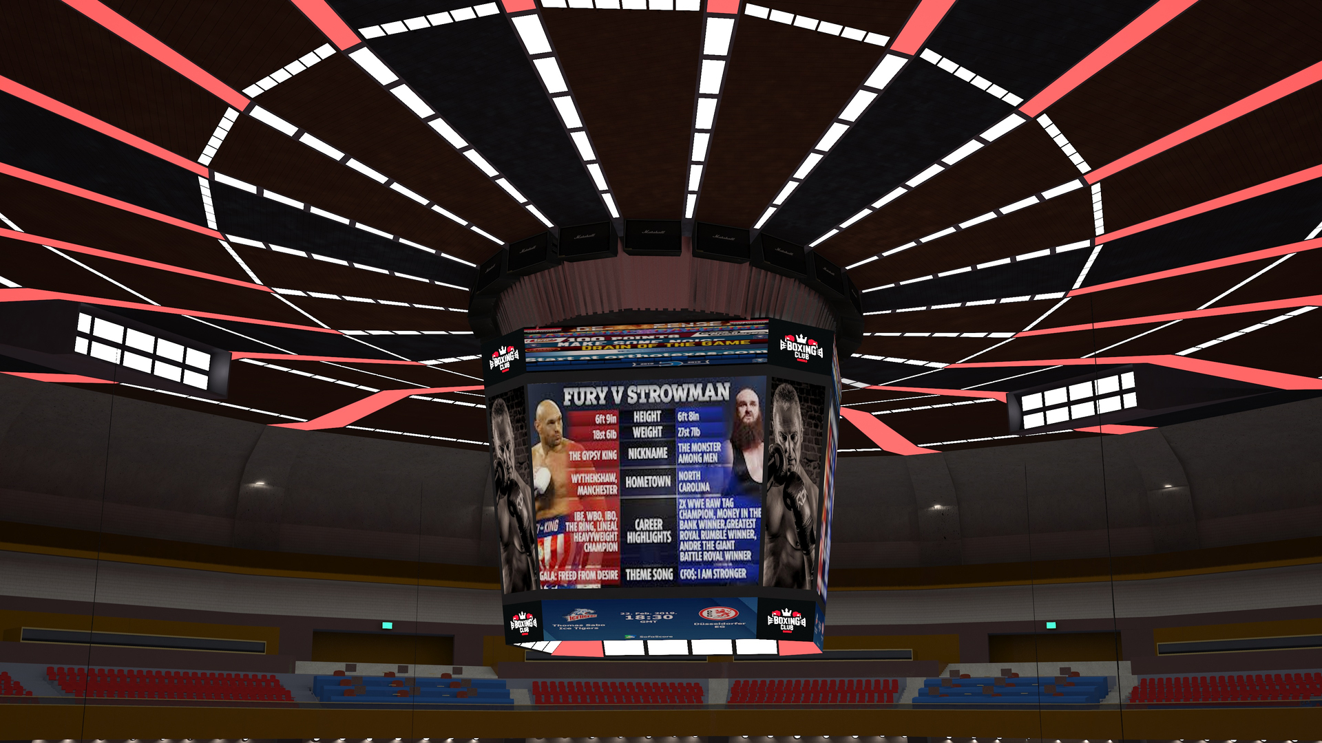 Ufc Arena and Locker Room 3D - TurboSquid 1754417