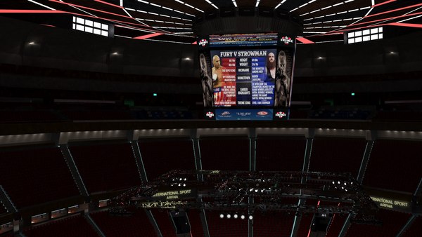 Ufc Arena and Locker Room 3D - TurboSquid 1754417