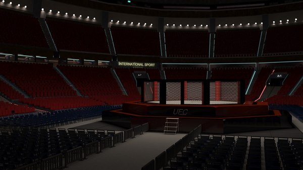Ufc Arena and Locker Room 3D - TurboSquid 1754417