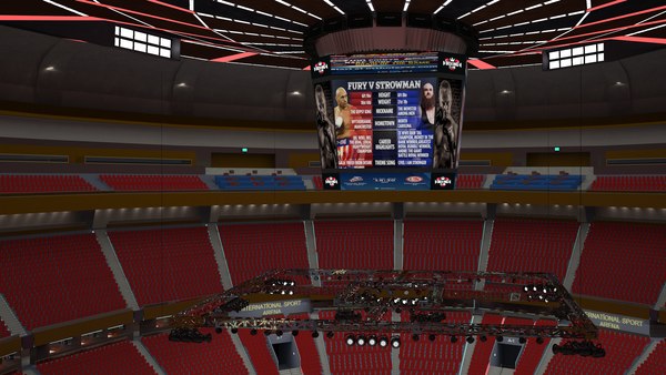 Ufc Arena and Locker Room 3D - TurboSquid 1754417