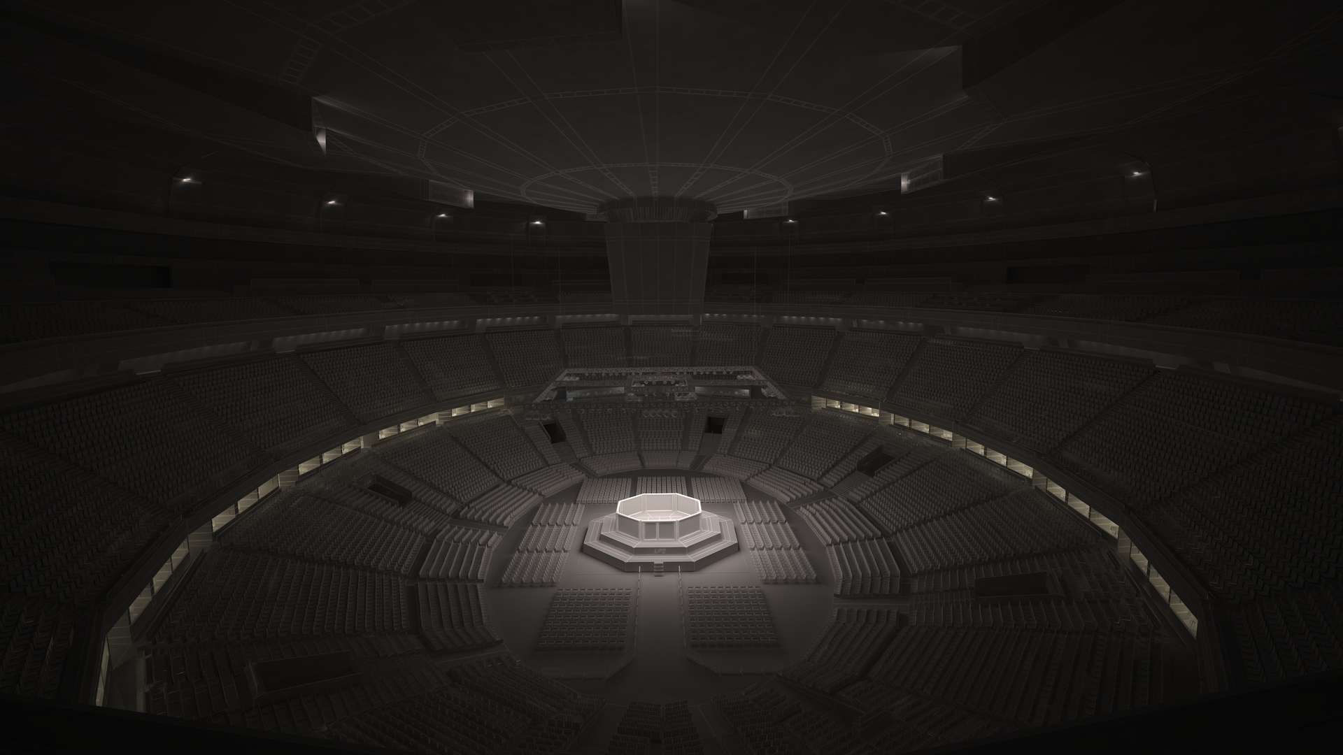Ufc Arena and Locker Room 3D - TurboSquid 1754417