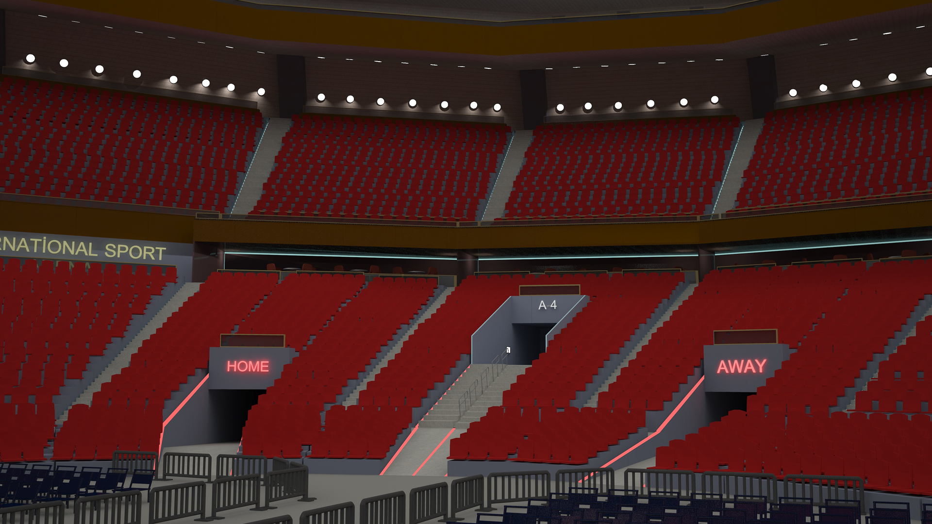 Ufc Arena and Locker Room 3D - TurboSquid 1754417
