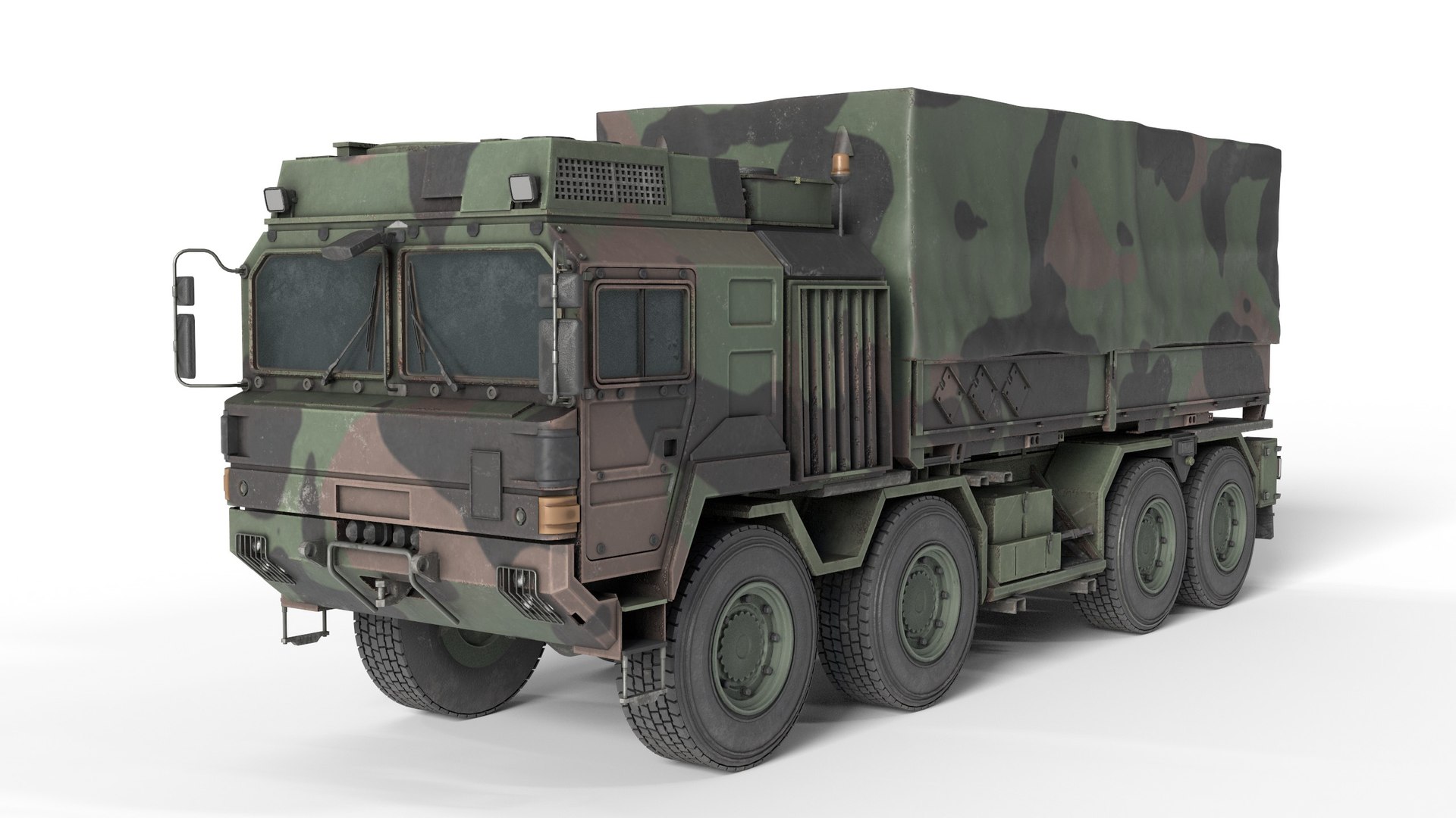 3D Rheinmetall MAN Military Truck UTF WLS - TurboSquid 2241245