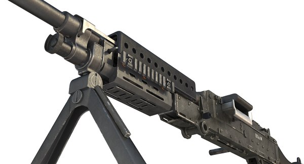 M240b machine gun 3D - TurboSquid 1207009
