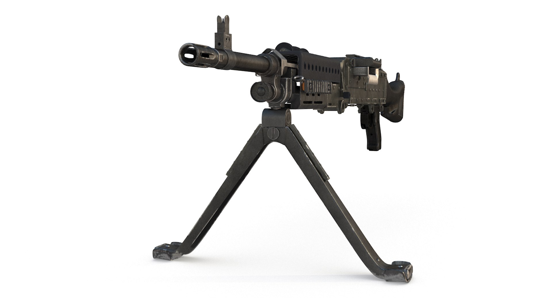 M240b machine gun 3D - TurboSquid 1207009