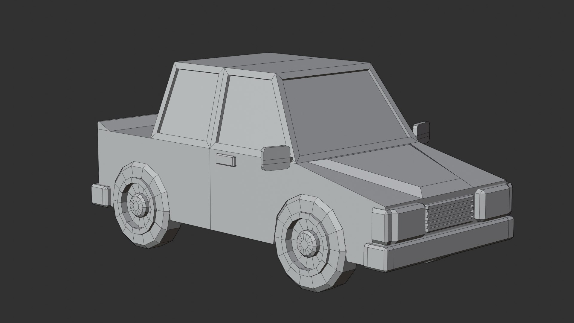 3D Cartoon Low Poly Car 02 - Sedan - TurboSquid 2239232