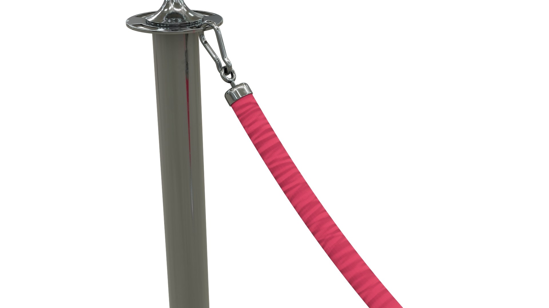 Rope Barrier 3D Model - TurboSquid 1757865