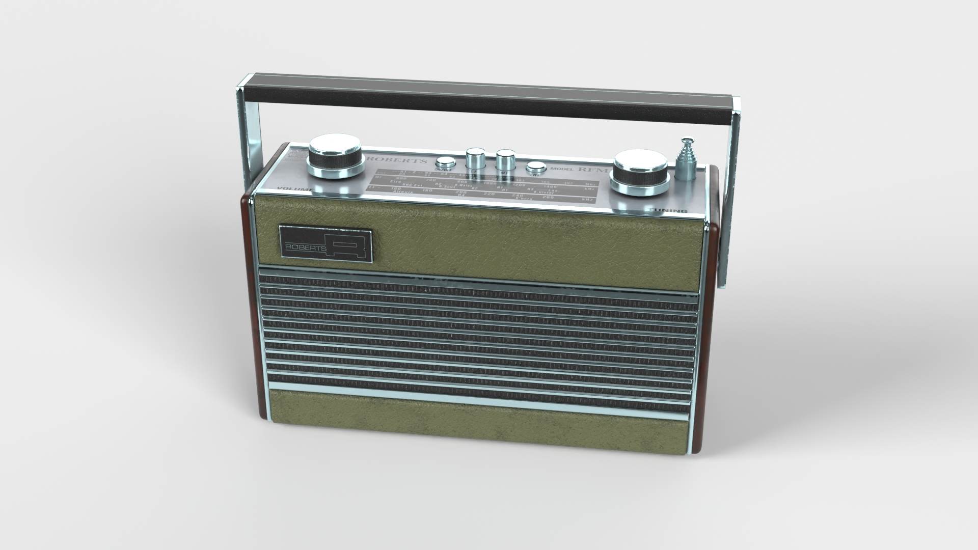 Roberts Radio RFM3 3D Model - TurboSquid 2439978