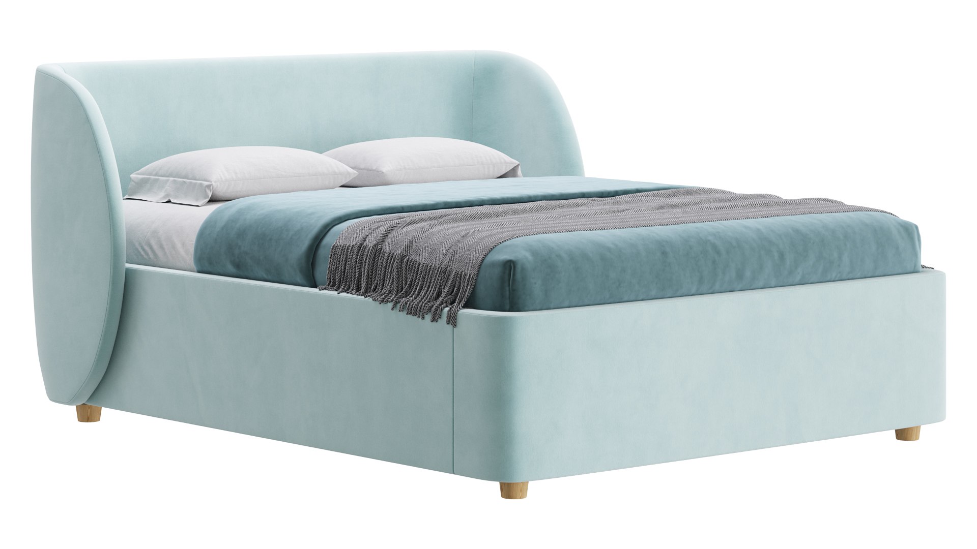 Yuna 160 Bed 3D - TurboSquid 2210171