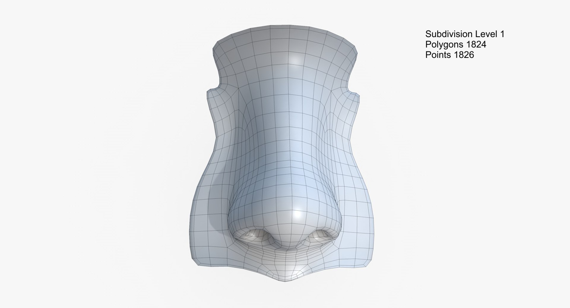 Nose 2 3D model - TurboSquid 1406983